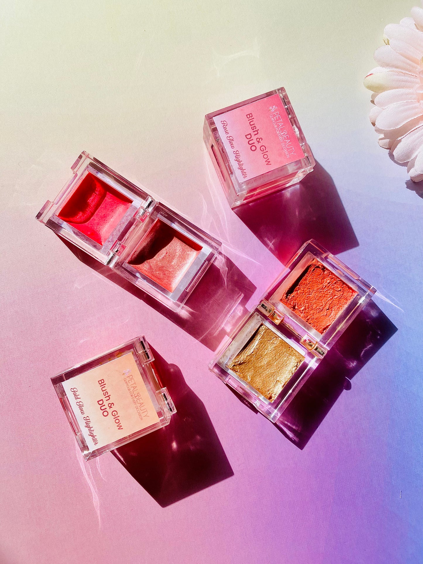 Blush & Glow Bundle (Blush & Highlighter)-Petals Beauty – The Petals Beauty